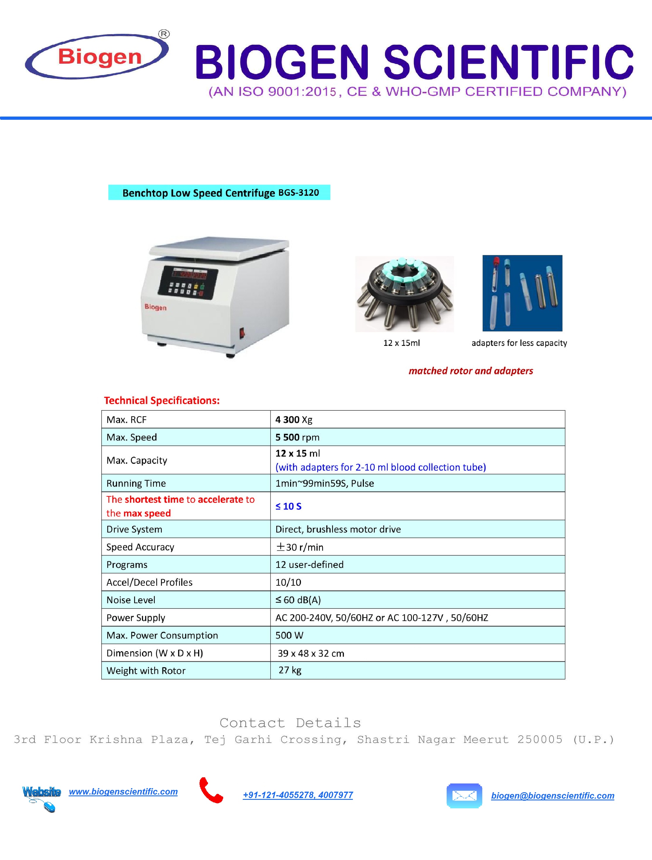 BIOGEN SCIENTIFIC MEERUT