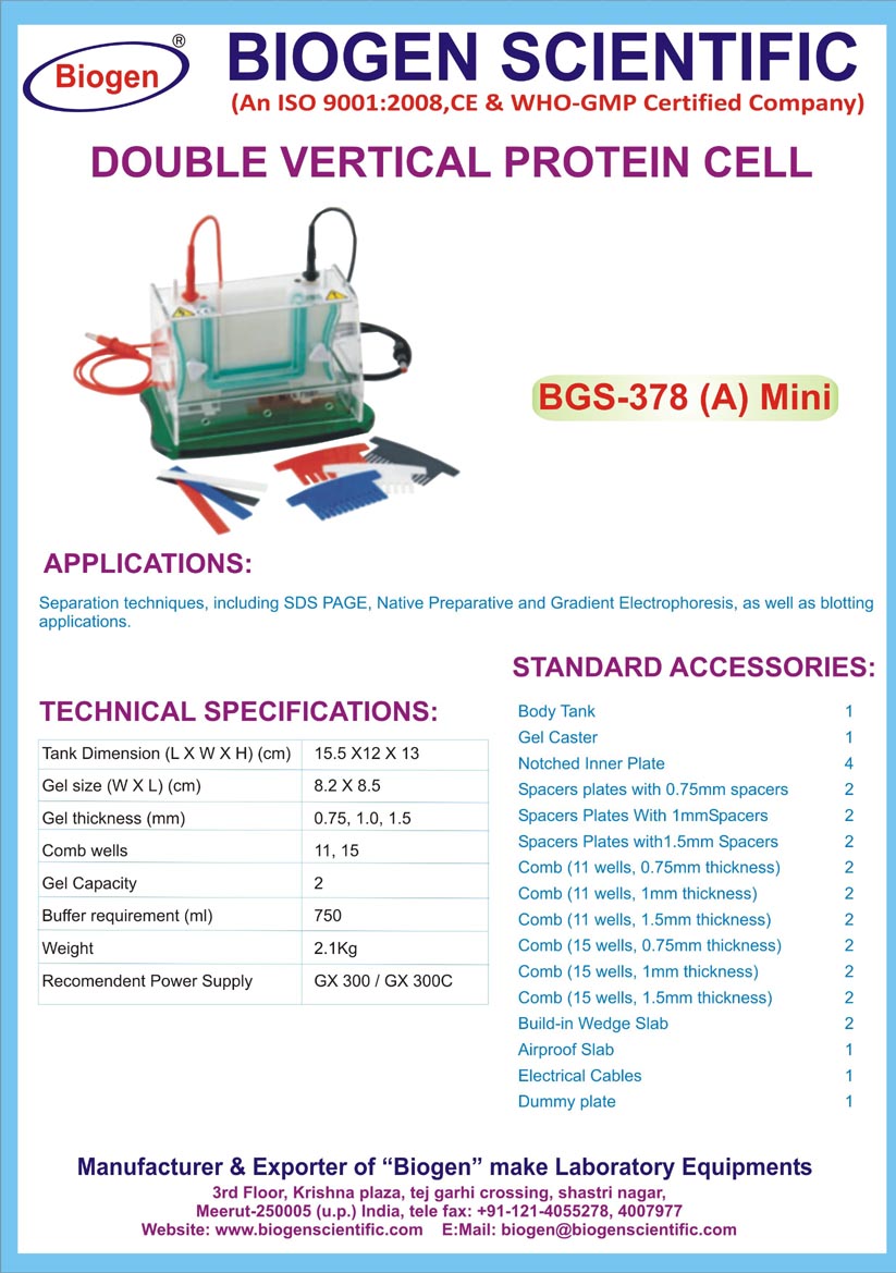 BIOGEN SCIENTIFIC MEERUT