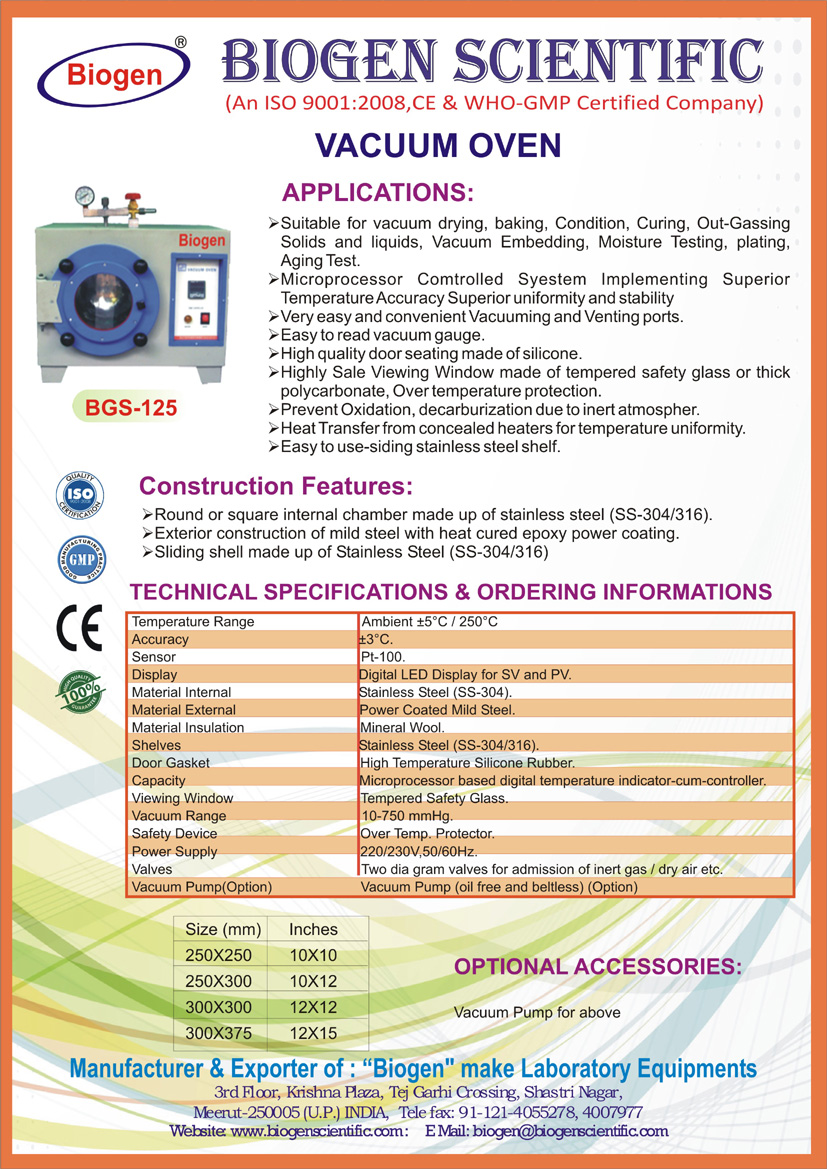 BIOGEN SCIENTIFIC MEERUT